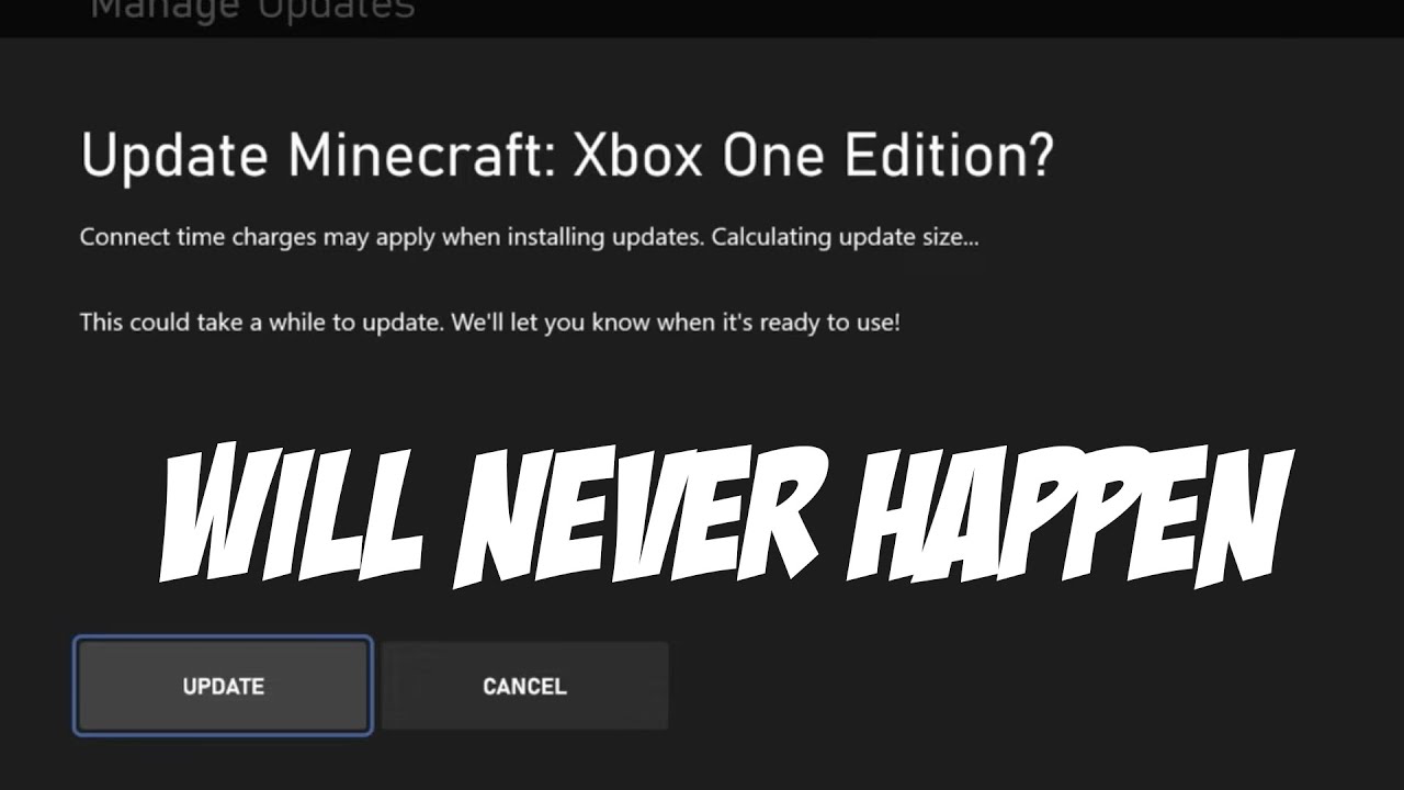 Minecraft Xbox One Edition WON'T Get An Update Again - The Petition ...
