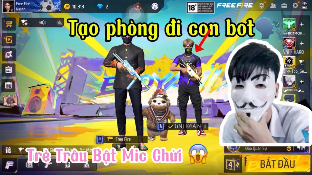 Mới vào game bị Trẻ trâu bật Mic chửi rồi gạ kèo sô lô và cái kết ...