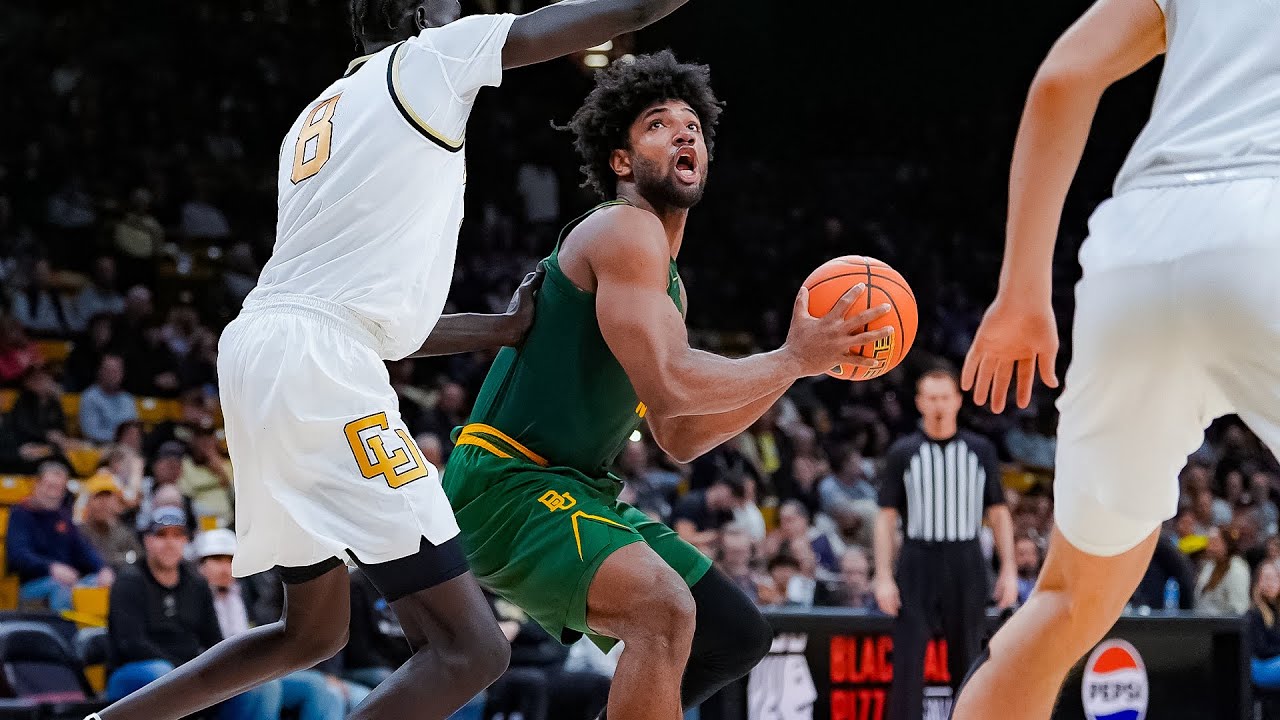 Baylor Basketball (M): Norchad Omier Highlights at Colorado | February ...