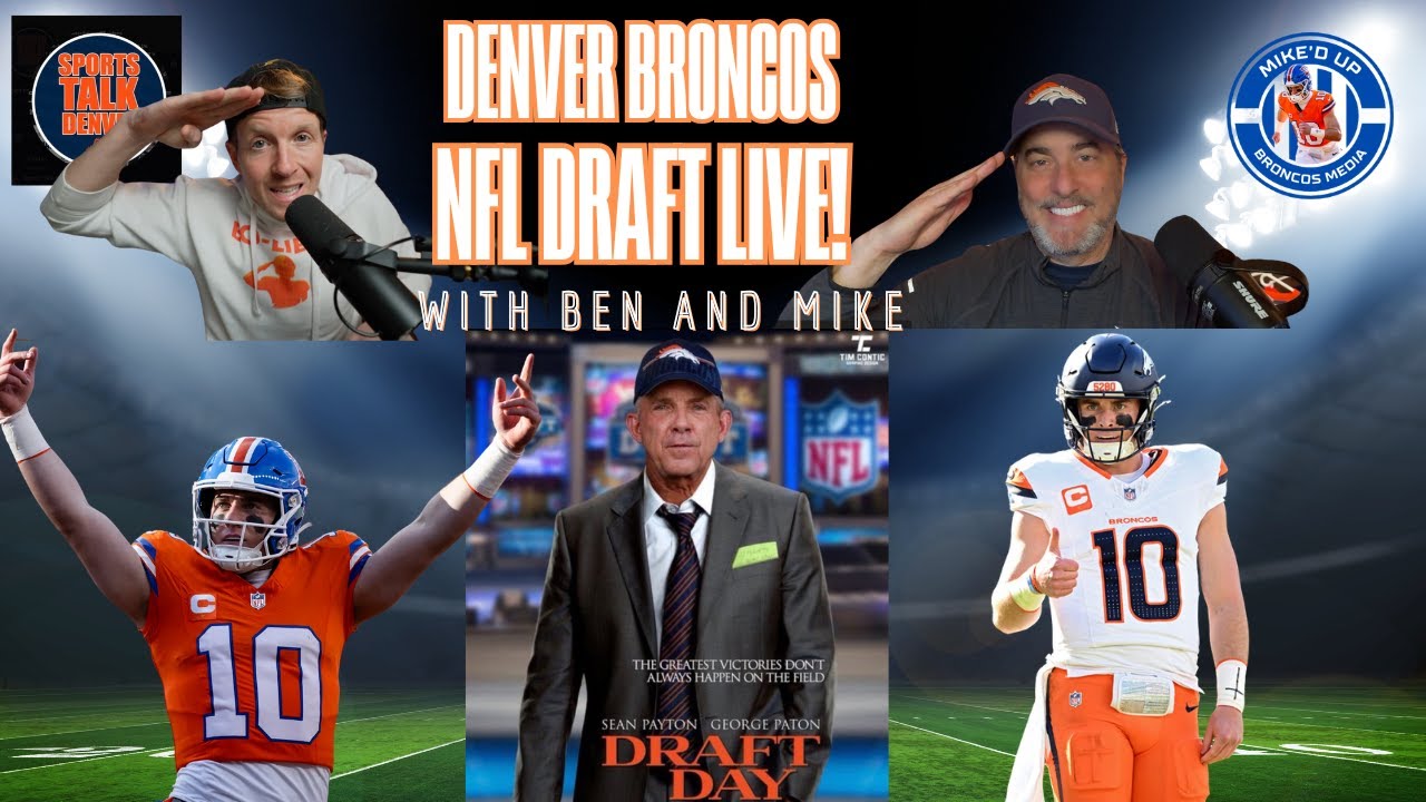 Live Broncos Draft watch party with Ben at Sports Talk Denver! - YouTube