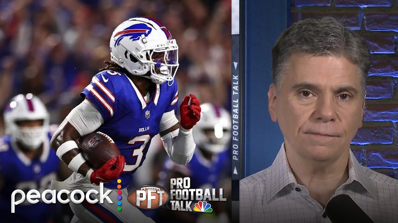 Damar Hamlin earns first career interception on MNF vs. Jaguars | Pro ...