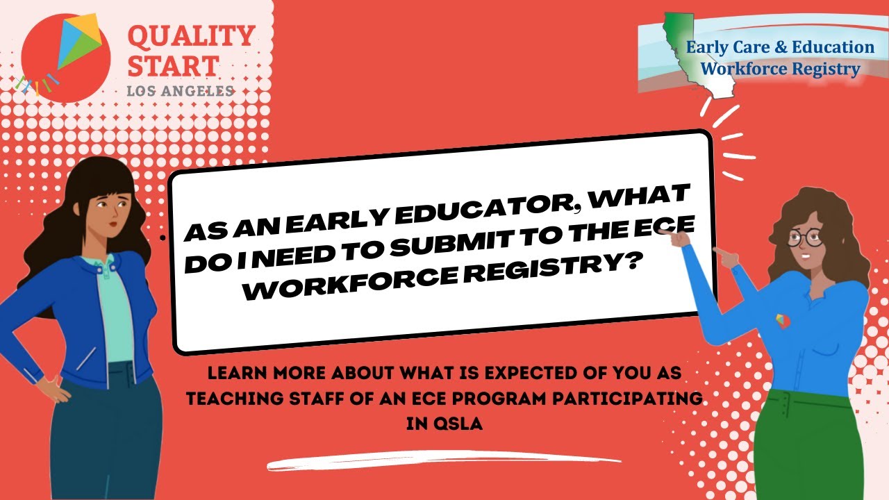 As an Early Educator, What Do I Need to Submit to the ECE Workforce ...