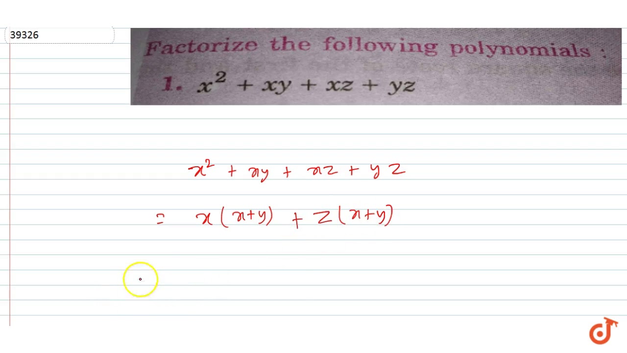 Factorize x 2 x Y x Z y Z YouTube factorize-x-2-x-y-x-z-y-z-youtube