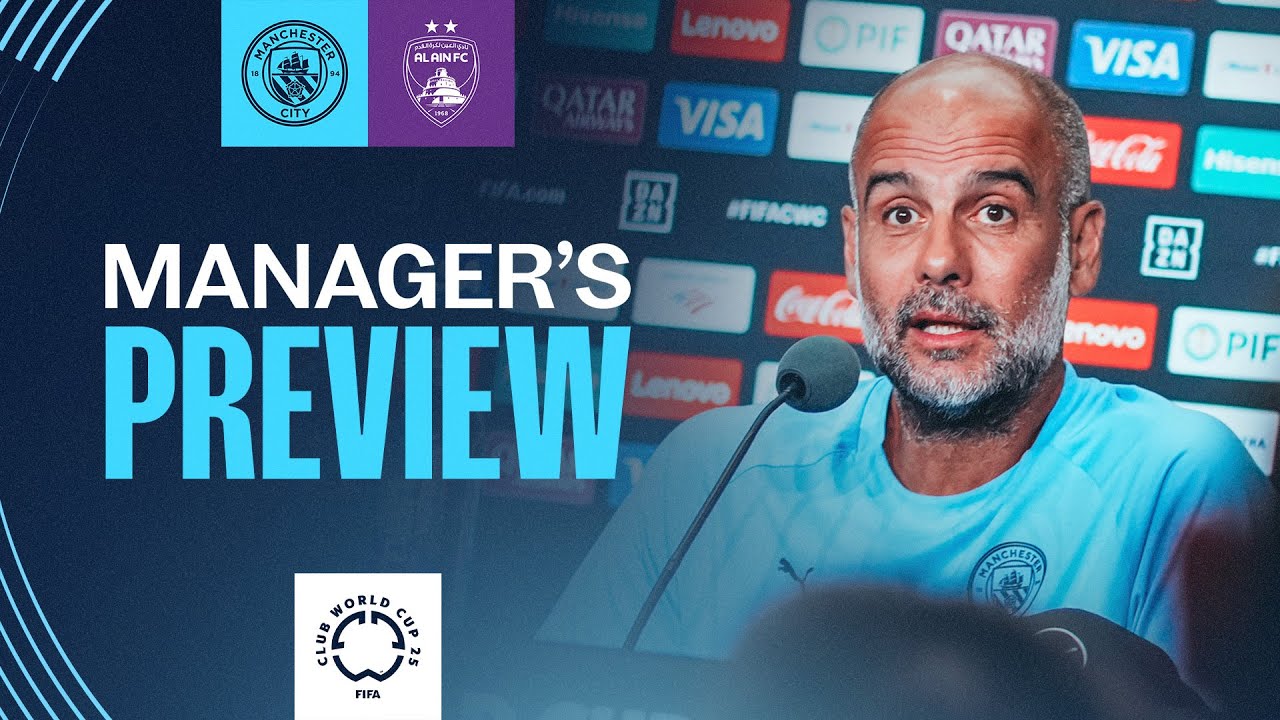 WATCH LIVE! PEP GUARDIOLA PRESS CONFERENCE | AL AIN | FIFA CLUB WORLD ...