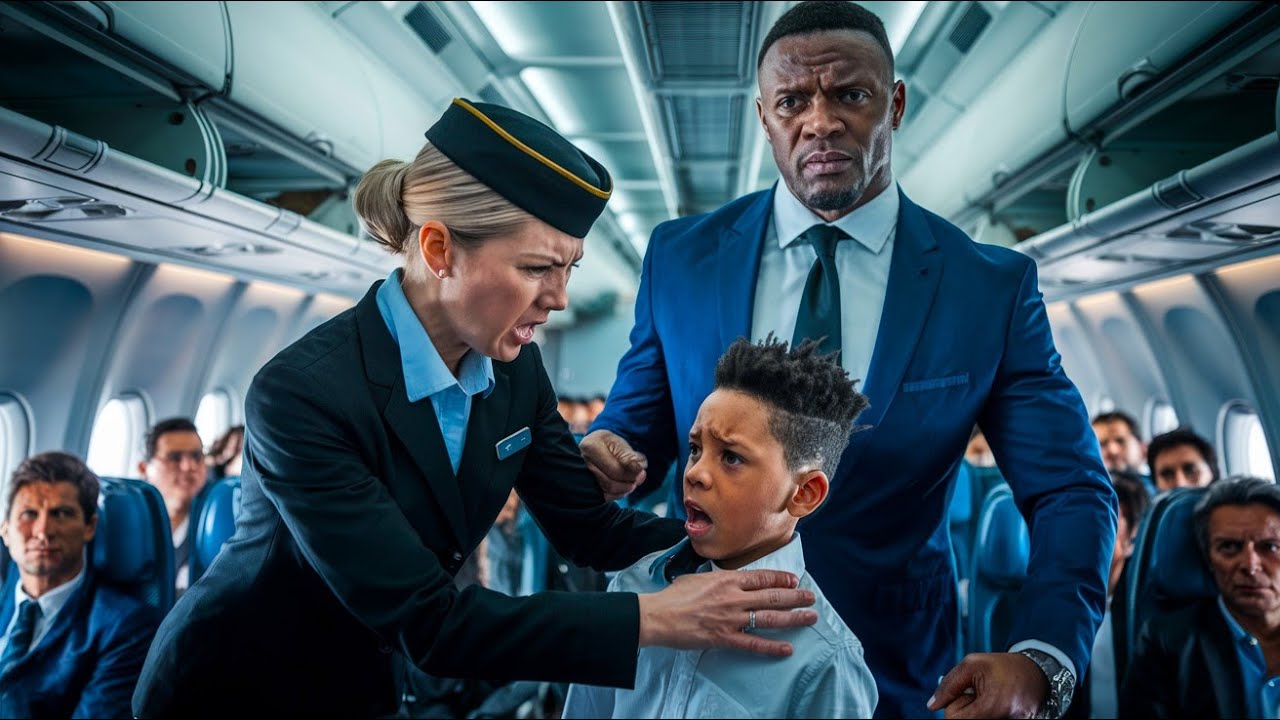 Flight Attendant Slaps Black Boy, But She Didn't Know His Father Owns ...