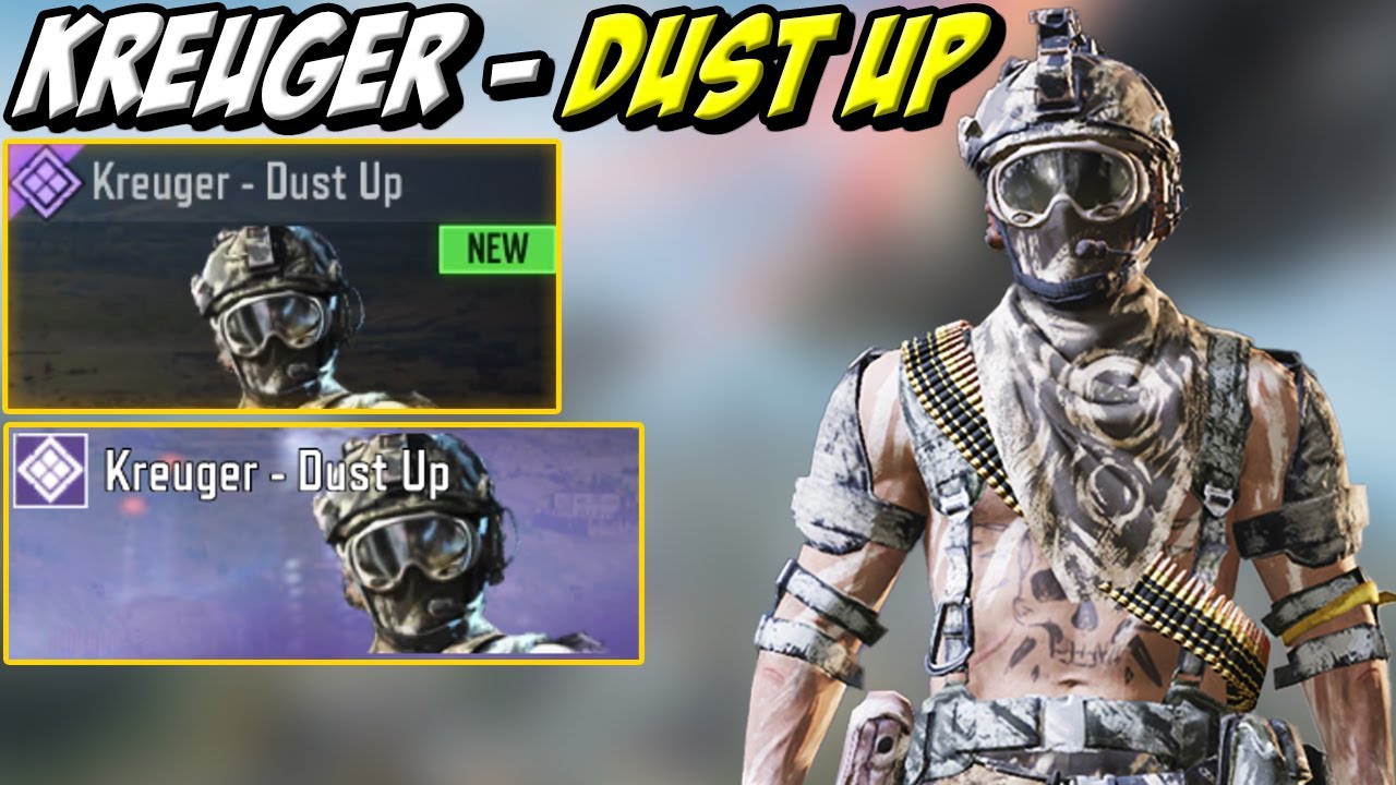 *FREE* KREUGER DUST UP CHARACTER GAMEPLAY COD MOBILE BATTLE ROYALE ...