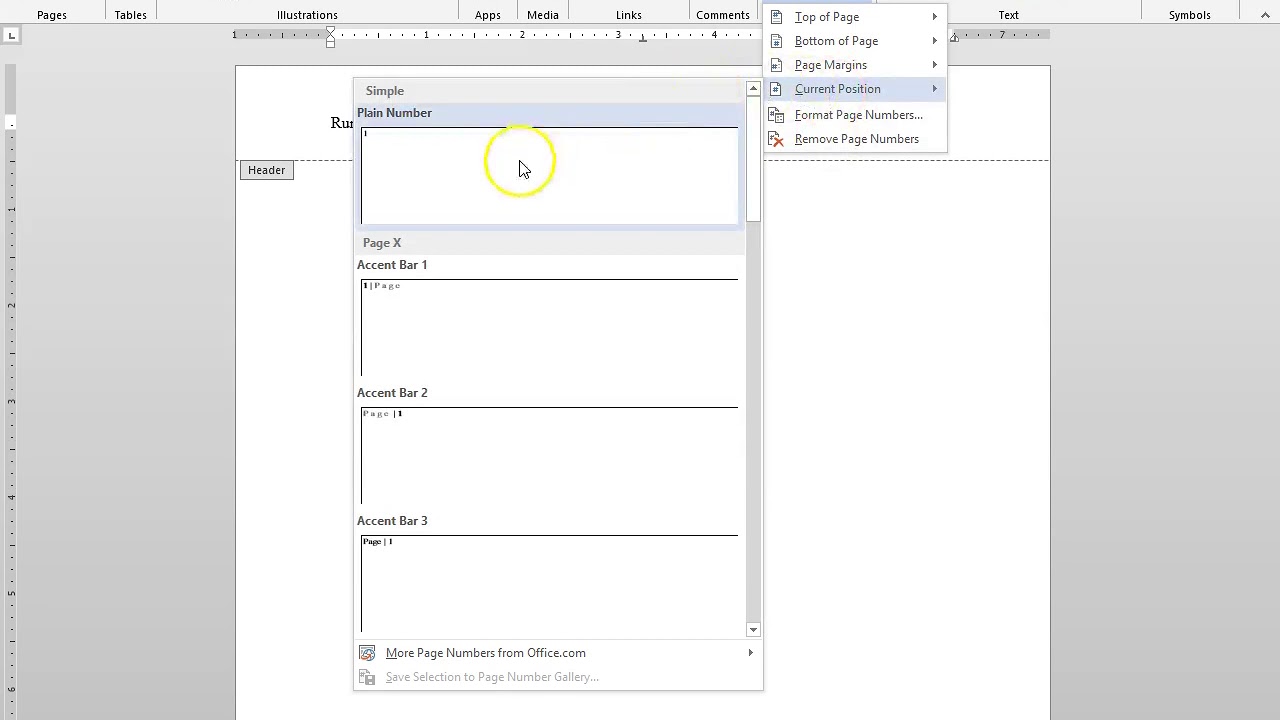 Running head and page numbers - YouTube