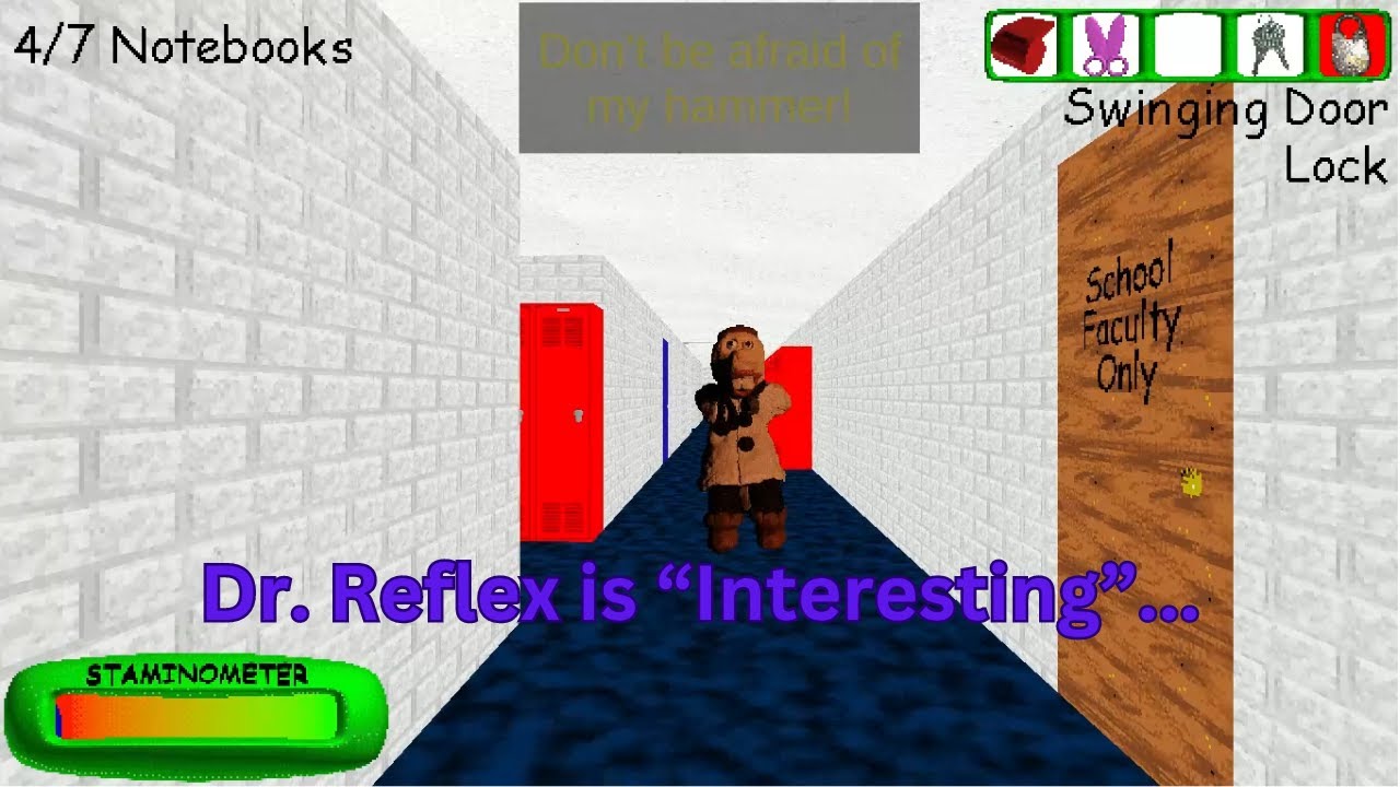 Dr. Reflex Is "Interesting"... | Baldi's Basics Plus V0.4 - YouTube