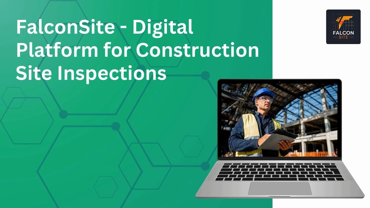 FalconSite - Digital Platform for Construction Site Inspections - YouTube
