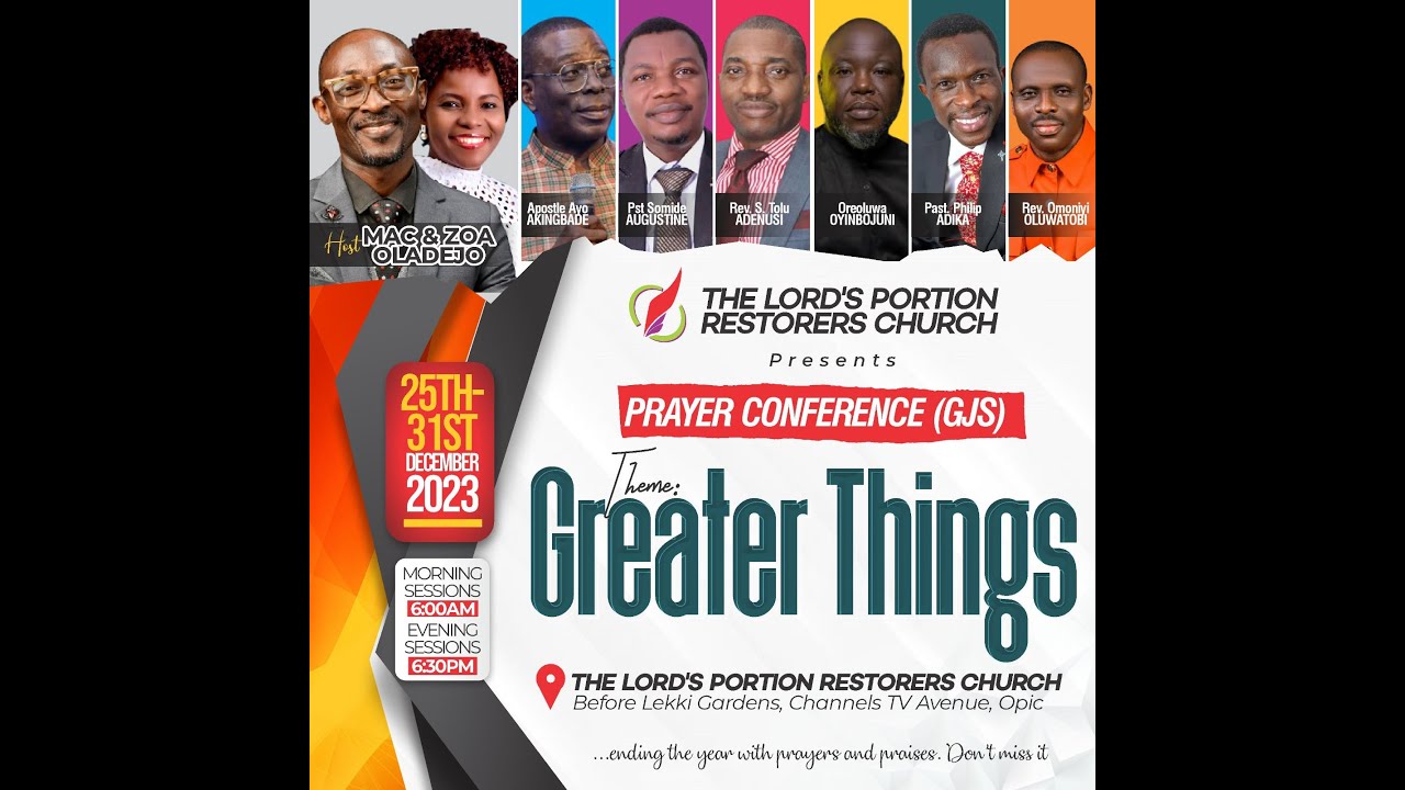 GENERATION OF JACOB SUMMIT (GJS2023) | SIXTH SESSION | REV. TOLU S ...