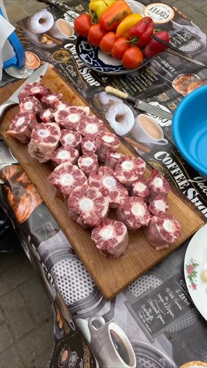 Говяжьи хвосты с овощами в казане🔥 - YouTube