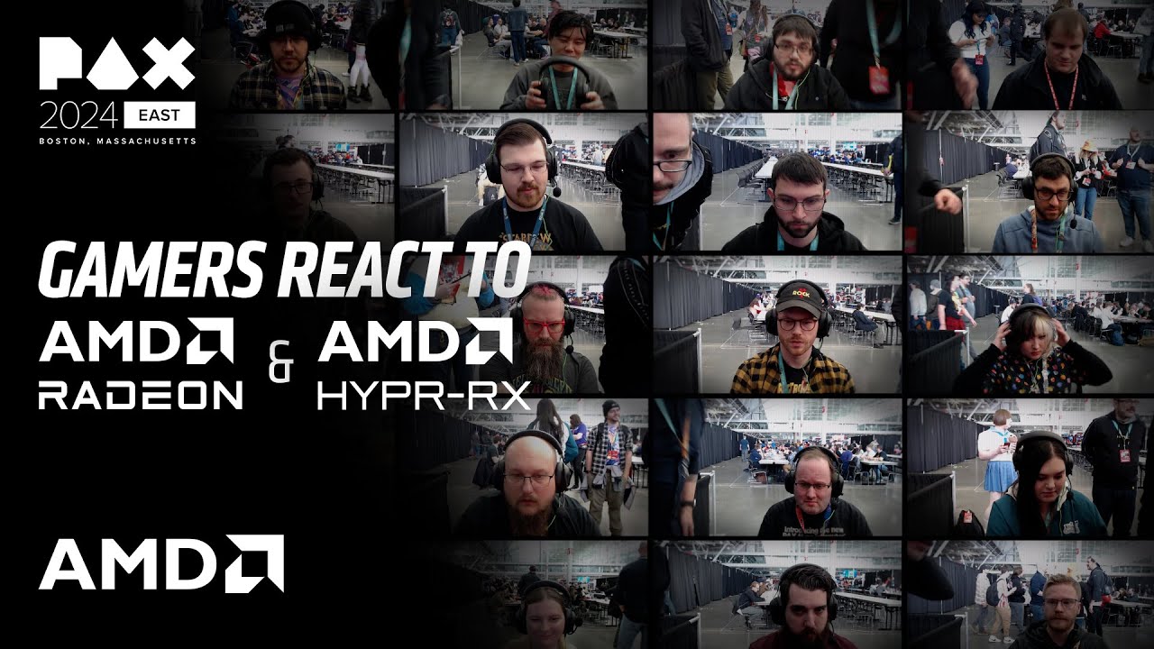 Gamers React to AMD HYPR-RX at PAX East 2024 - YouTube