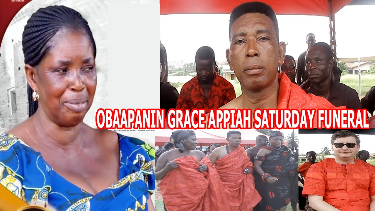 OBAAPANIN GRACE APPIAH SATURDAY FUNERAL|APUUTOO MEDIA - YouTube