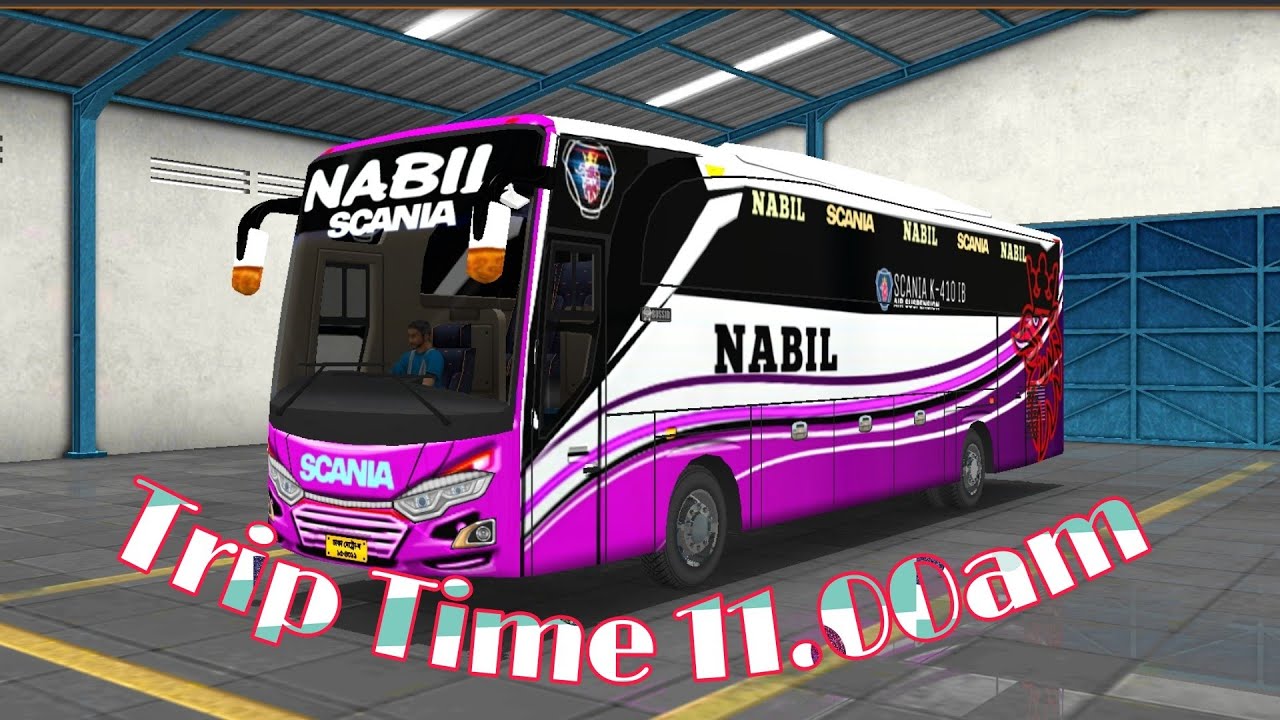 Nabil Scania Osthir Race. Bus Simulator Indonesia. - YouTube