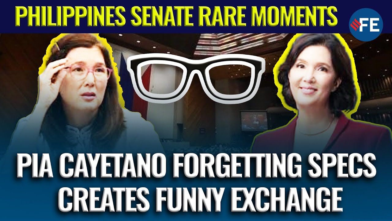 Pia Cayetano Shares a Light Moment in Senate | Rare Funny Exchange ...
