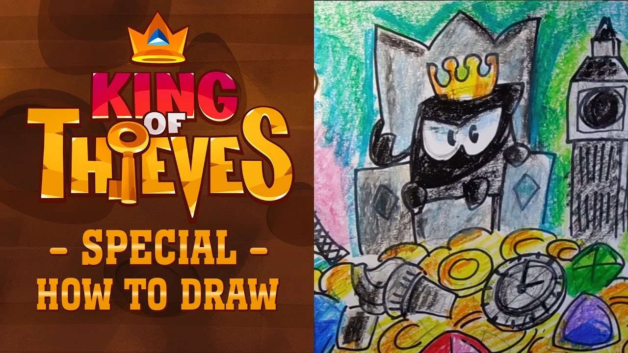 How to draw King Of Thieves - YouTube