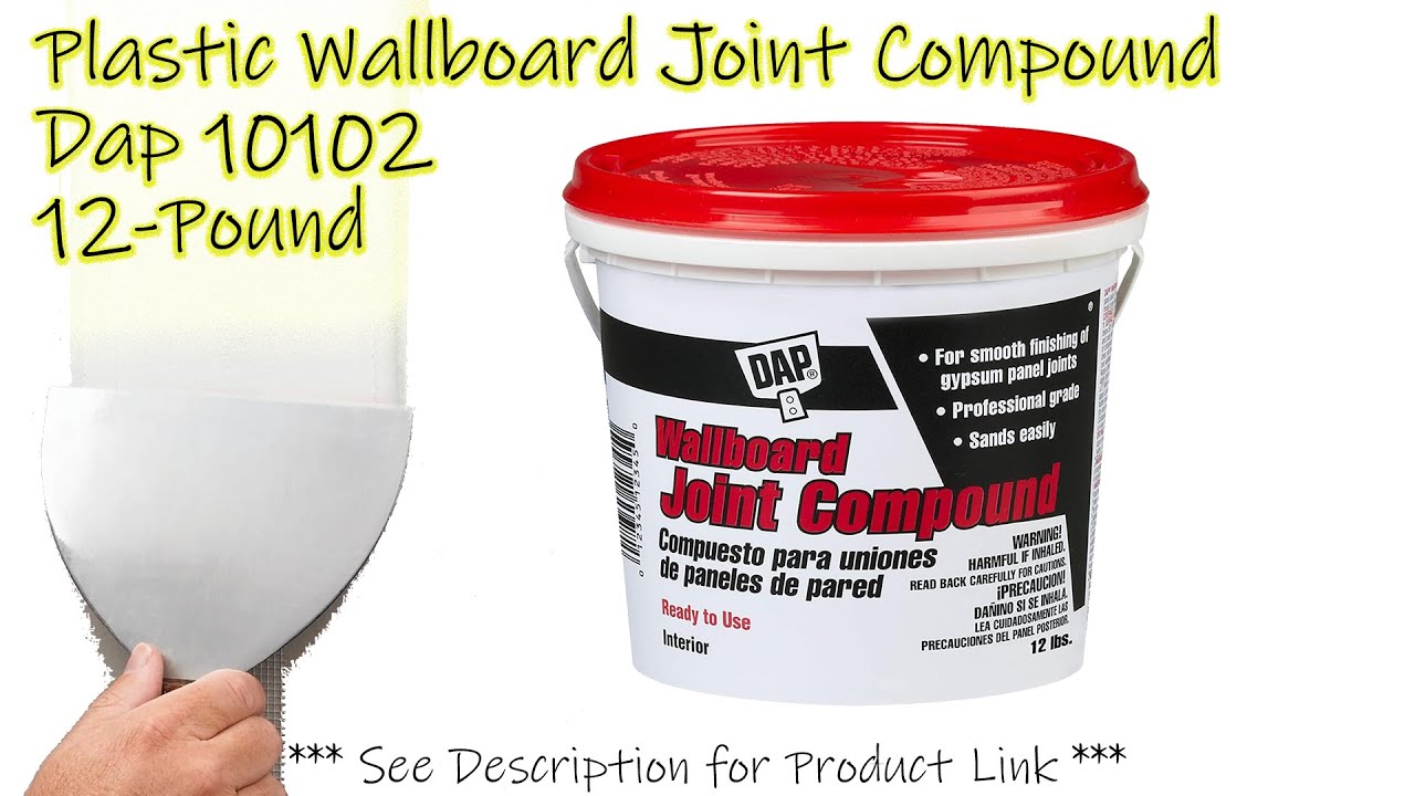 Unbox: Dap 10102 Plastic Wallboard Joint Compound, 12-Pound (shipped to ...