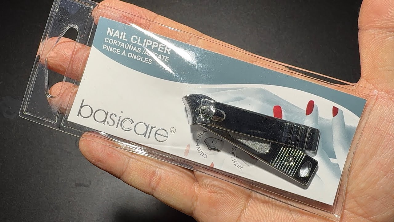 BASICARE NAIL CLIPPER ยืม กรรไกรเล็มหนังขอบนิ้ว - YouTube