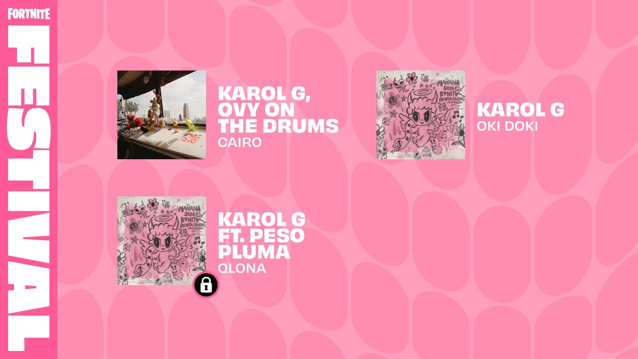 Fortnite Festival x Karol G - New Weekly Jam Tracks - YouTube