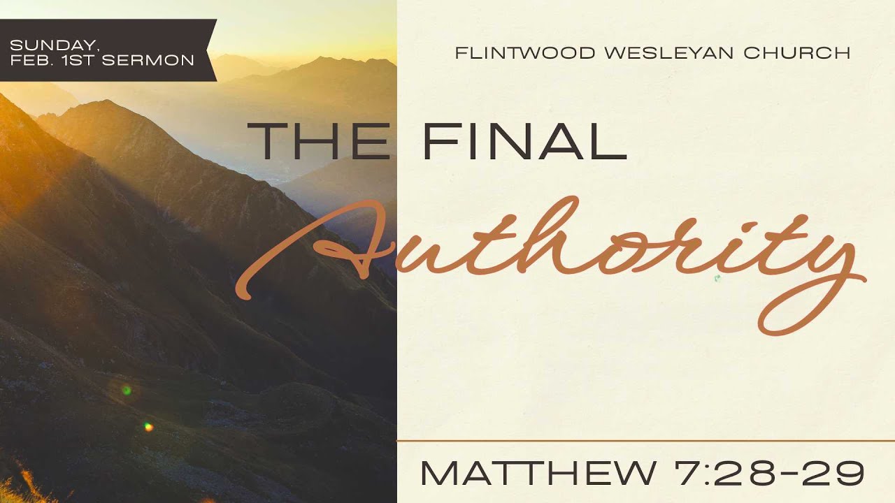 "The Final Authority" - Reverend Lane Loman - Feb 1 - YouTube