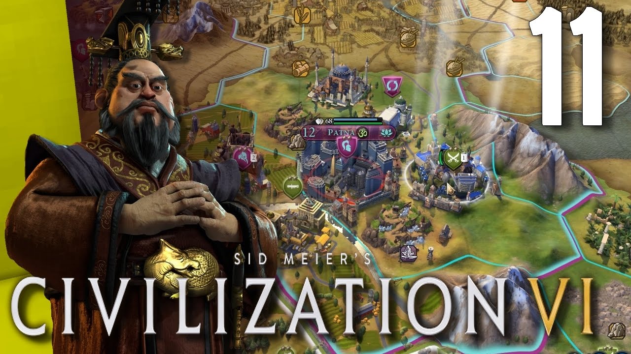 Civilization VI Multi - #11 : Attack on Gandhi - YouTube