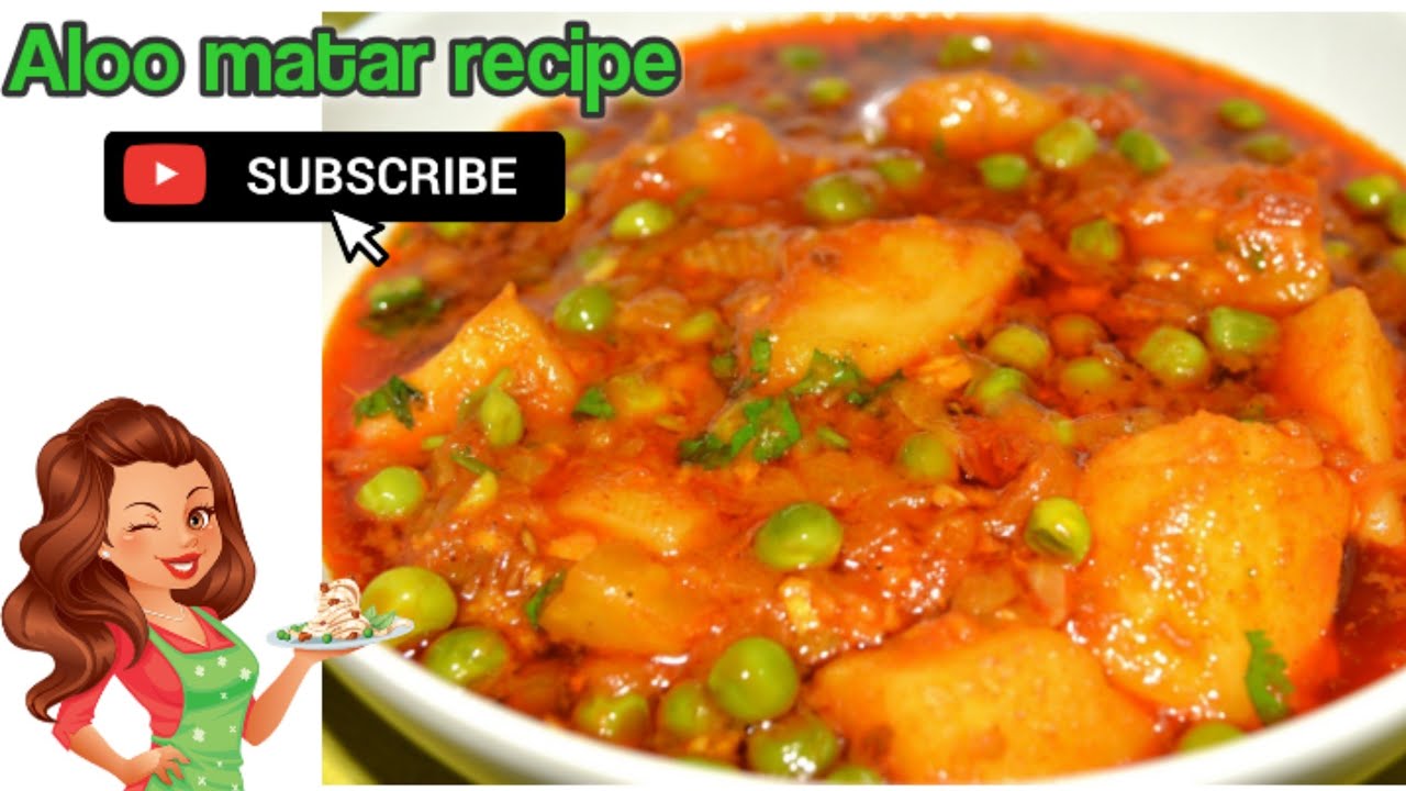Aloo mutter recipe|Aaloo matar gravy| indian dishes|potato & peas curry ...