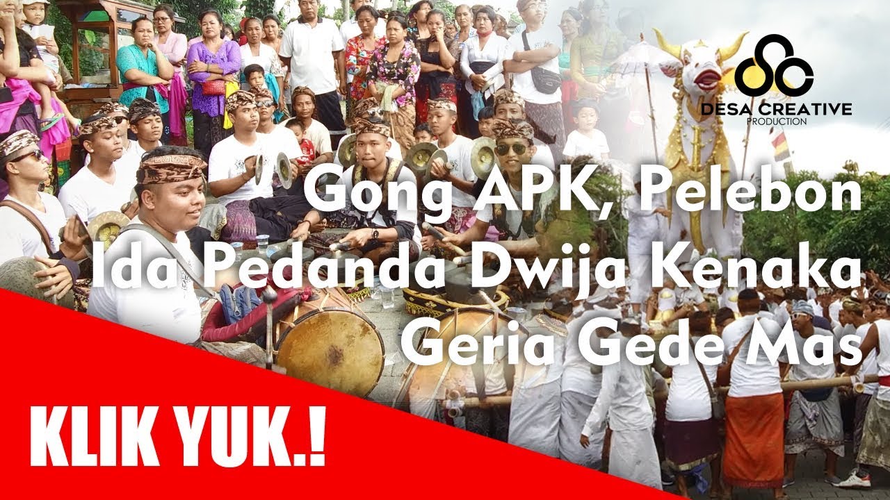 Gong Apk Pelebon Ida Pedanda Dwija Kenaka Gria Gede Mas Ubud - YouTube