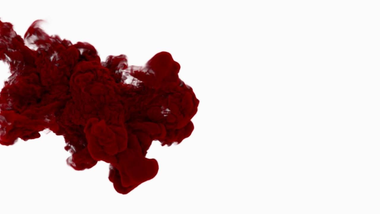 Blender 3D ink drop animation test - YouTube