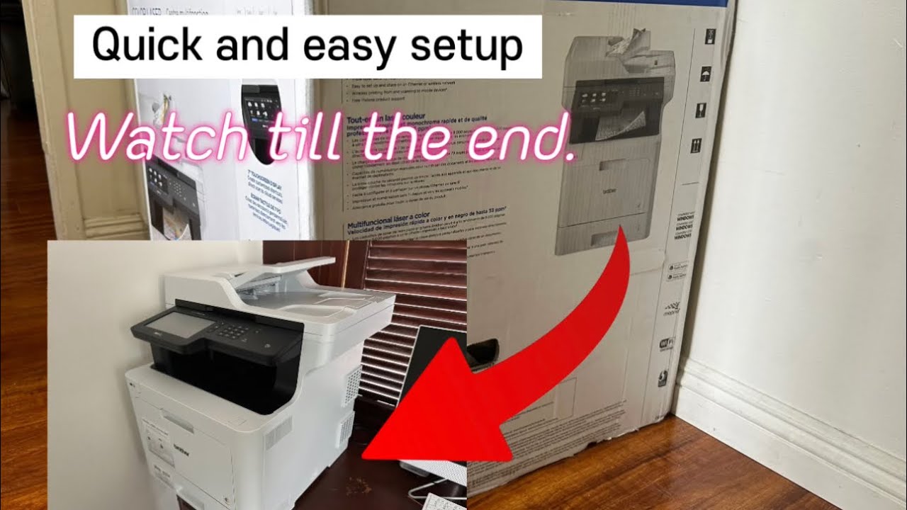 Unboxing/Quick and easy setup Brother MFC L8905cDW Printer/Copier ...