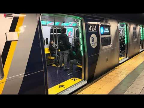 4K⁶⁰: Ride on 207 St bound R211A A to 42 St (4130-4139, 8th set) - YouTube