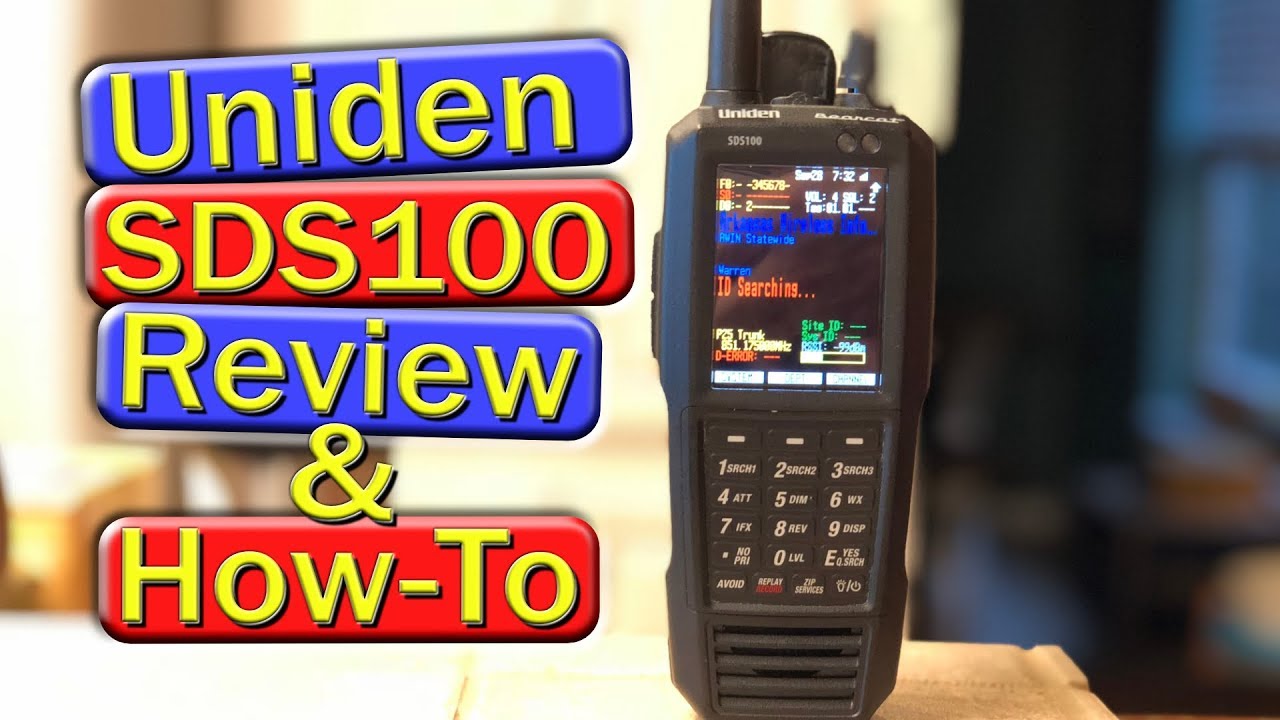 Uniden SDS100 Review and How To - YouTube