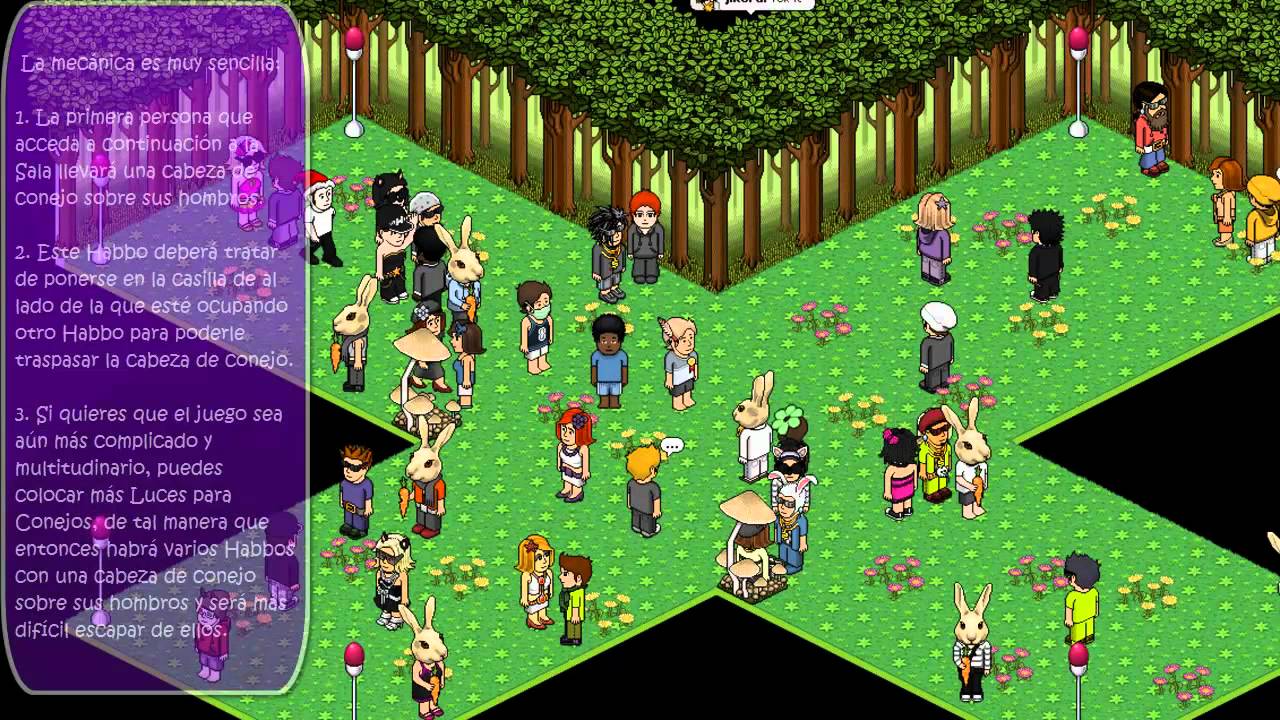 Habbo-como jugar conejo veloz - YouTube