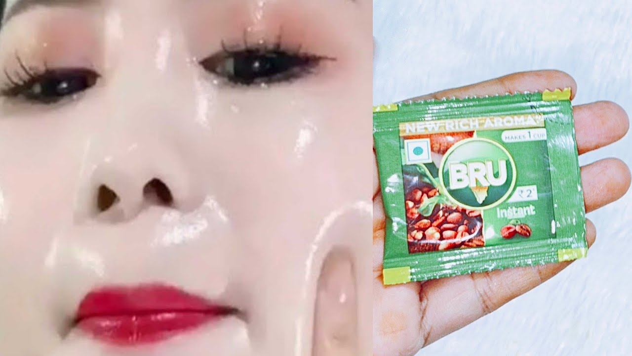 Coffee face mask at home for skin whitening | How to apply coffee on ...
