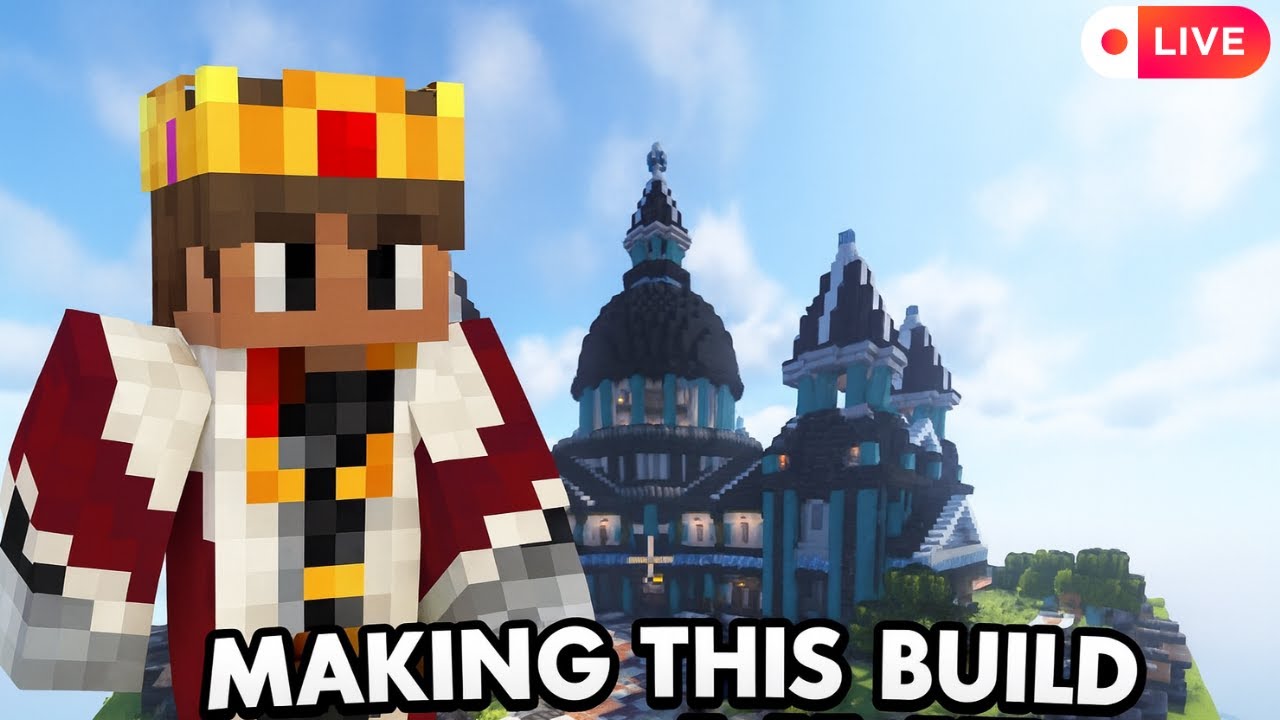Live 🔴 || " Resource Grind for the Mega BASE !! in Minecraft " ||# ...