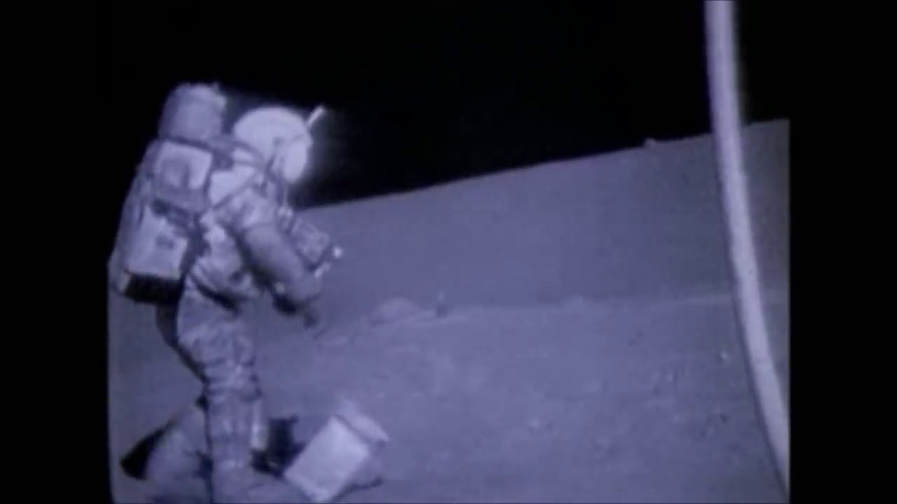 Astronauts funny moments on moon - YouTube