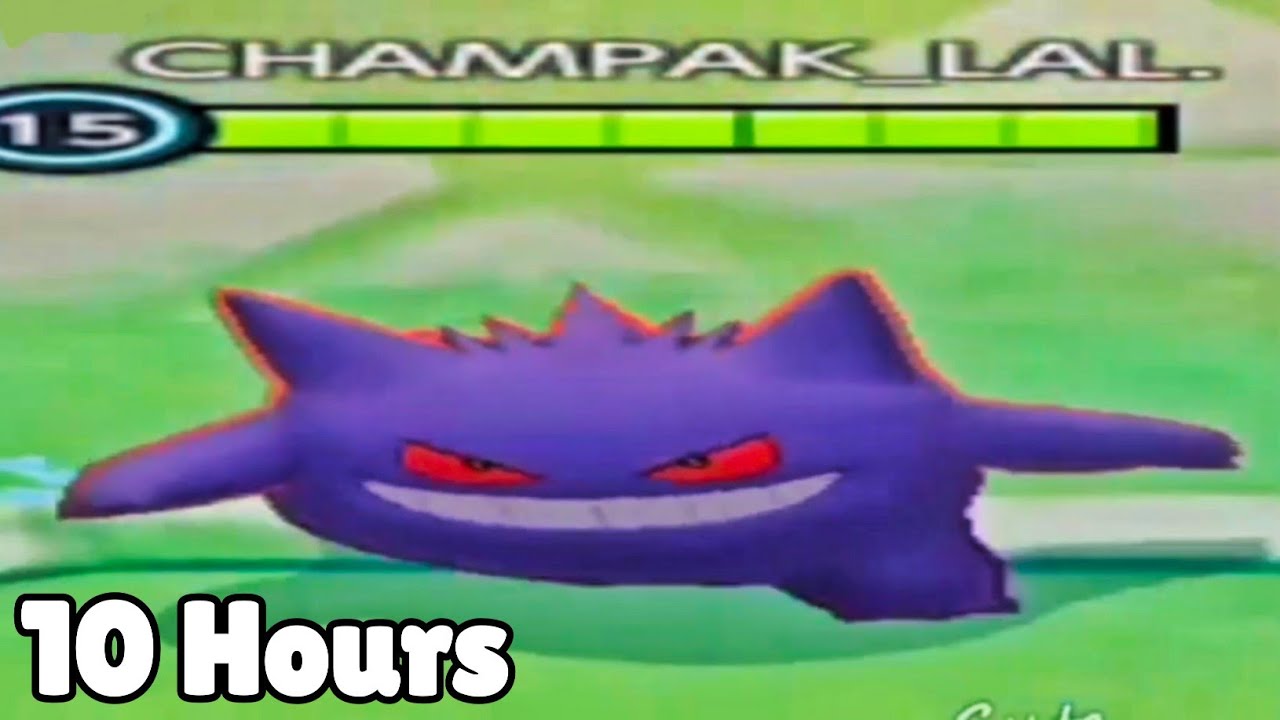Wide Gengar walking [10 Hours] | Pokemon UNITE clips - YouTube