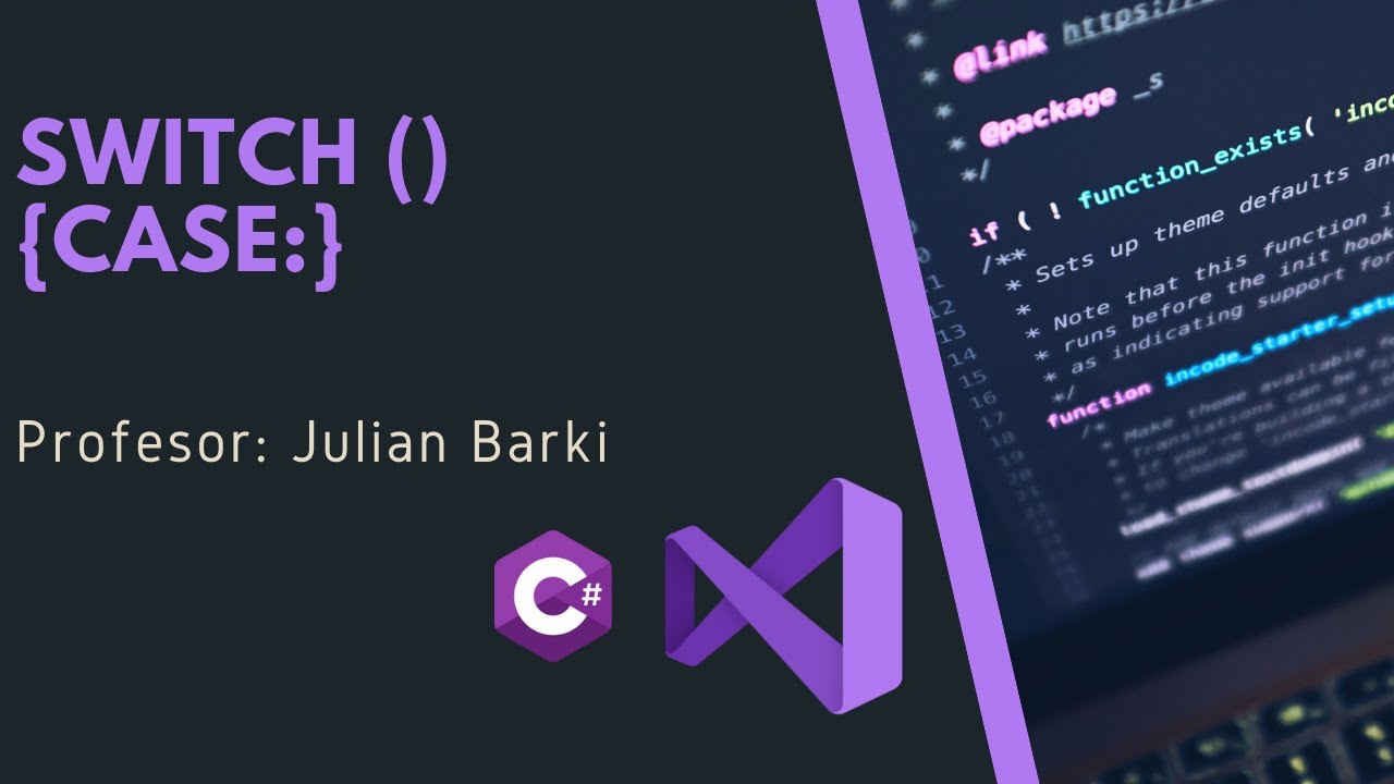 🟣C# | Switch | Por Consola 💻 - YouTube