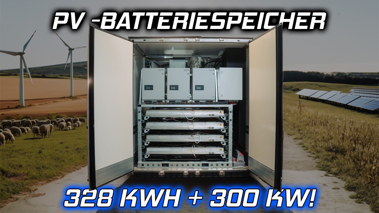 320 KWH + 300KW MEB BATTERIESPEICHER | PHOTOVOLTAIK BATTERIESPEICHER-SYSTEME | ESDI EV - YouTube