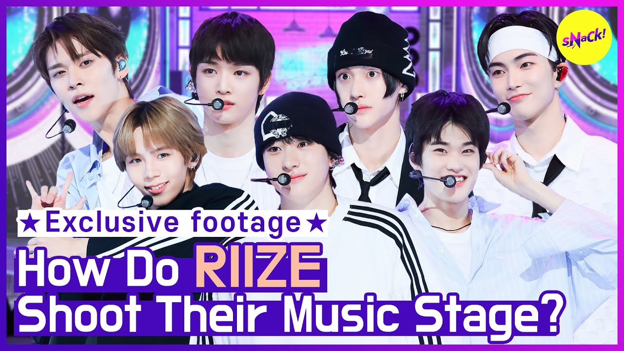 [EXCLUSIVE] How do RIIZE shoot their music stage? (ENG) - YouTube