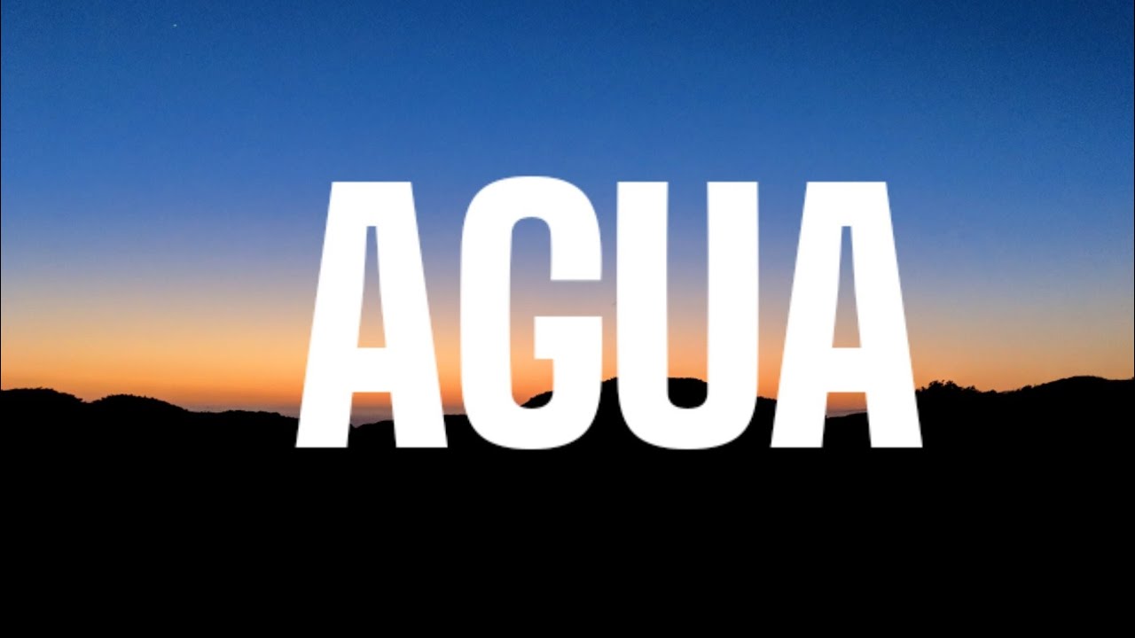 Tainy, J. Balvin - Agua (Letra/Lyrics) - YouTube