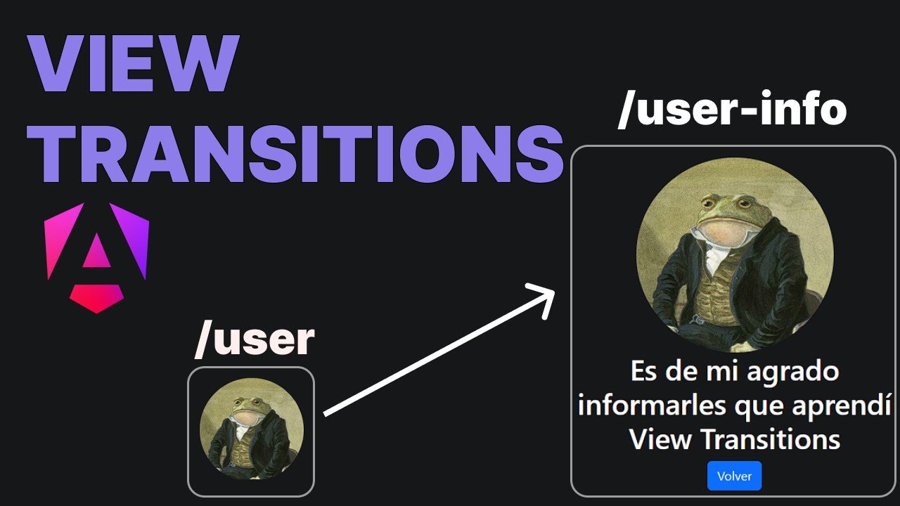 TRANSICIONES ENTRE PÁGINAS CON ANGULAR 17 - YouTube
