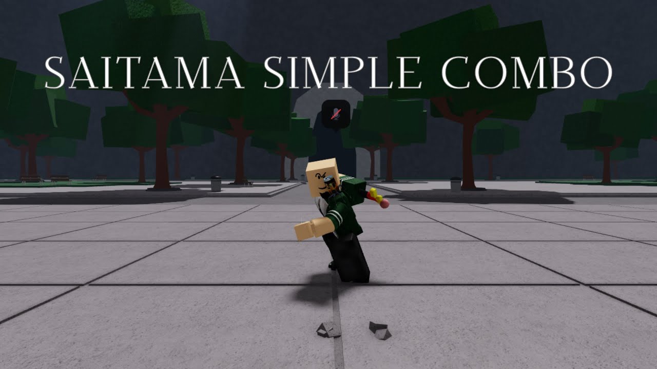 Saitama simple combo - The Strongest Battlegrounds - YouTube