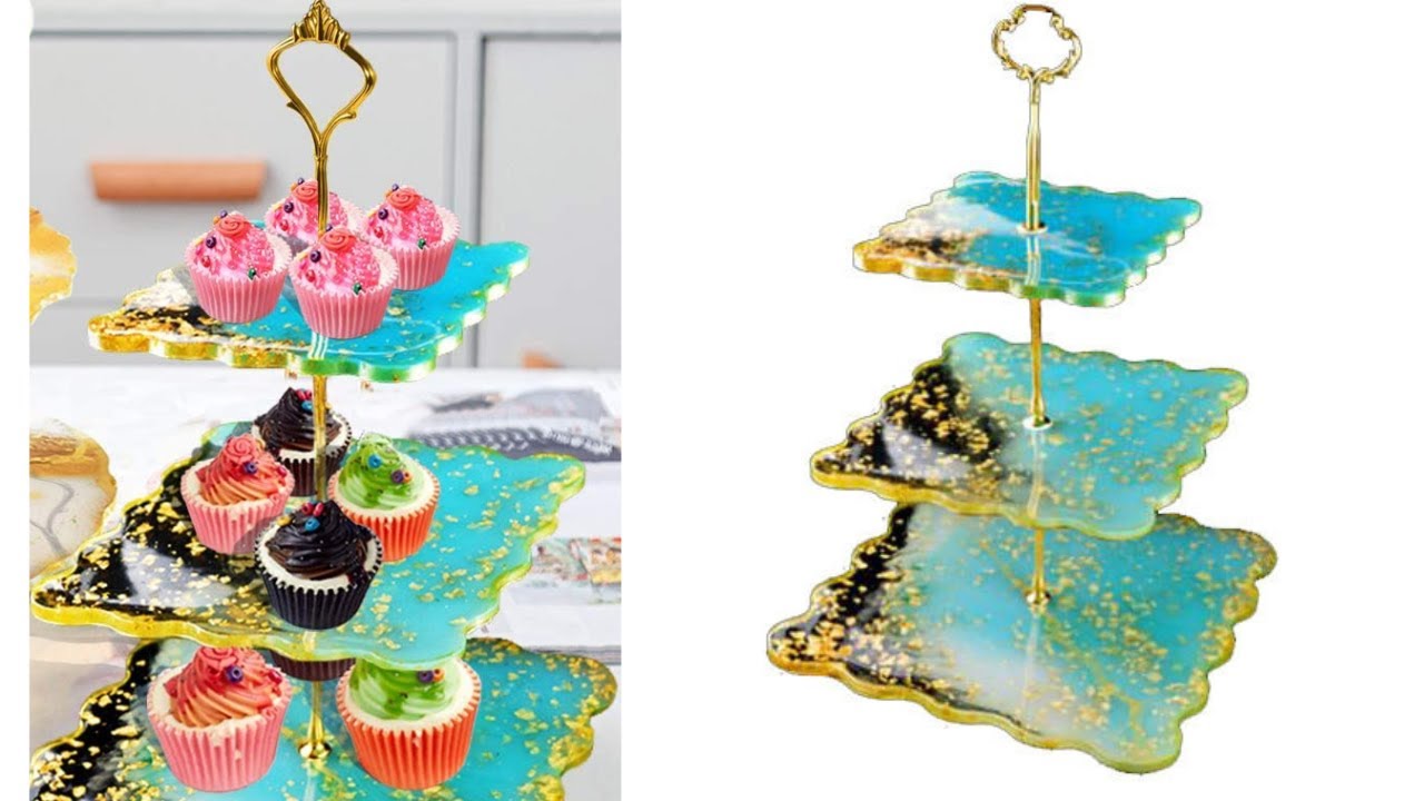 DIY Tutorial Resin Creations: How to do 3 Tier stand for Cake or Fruit ...