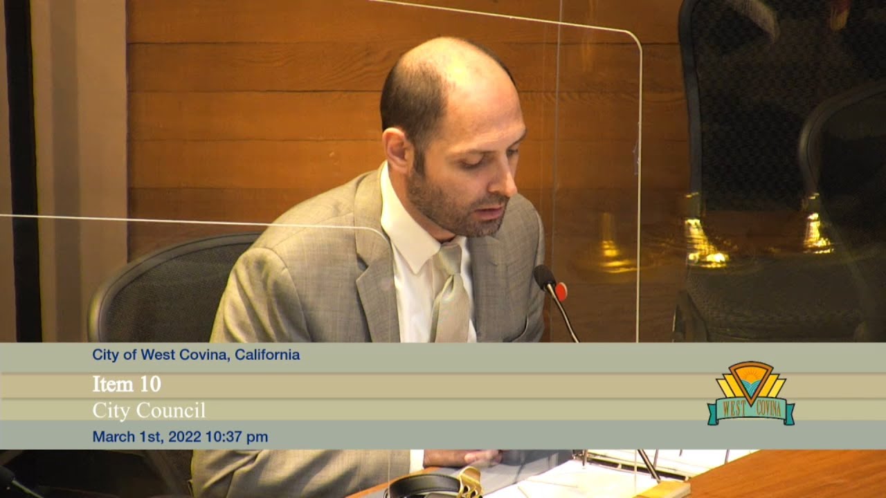City of West Covina - March 1, 2022 - City Council Meeting - YouTube