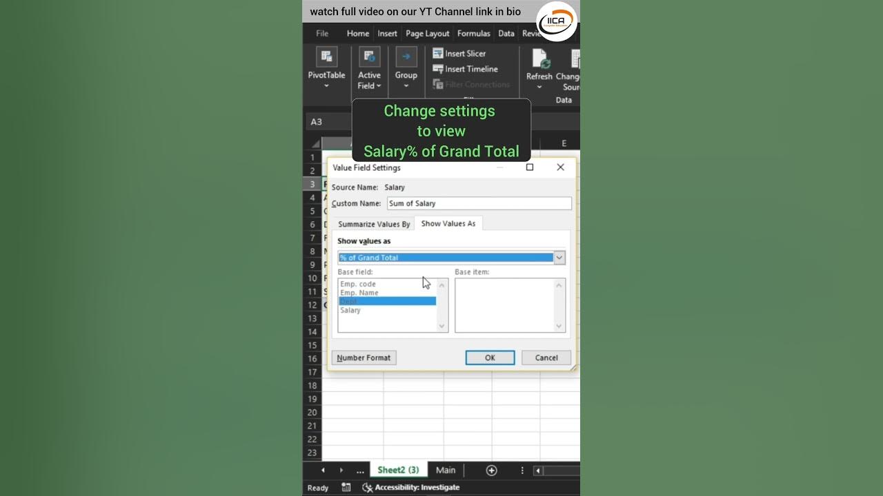 Ms Excel | Advance excel tips #excel #computereducation #exceltricks - YouTube