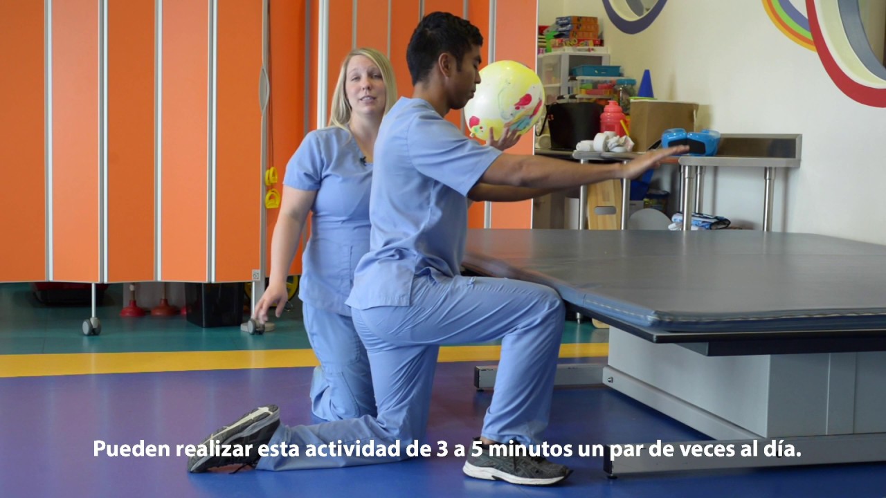 Home Exercise: Transition from Floor to Half-Kneeling - YouTube