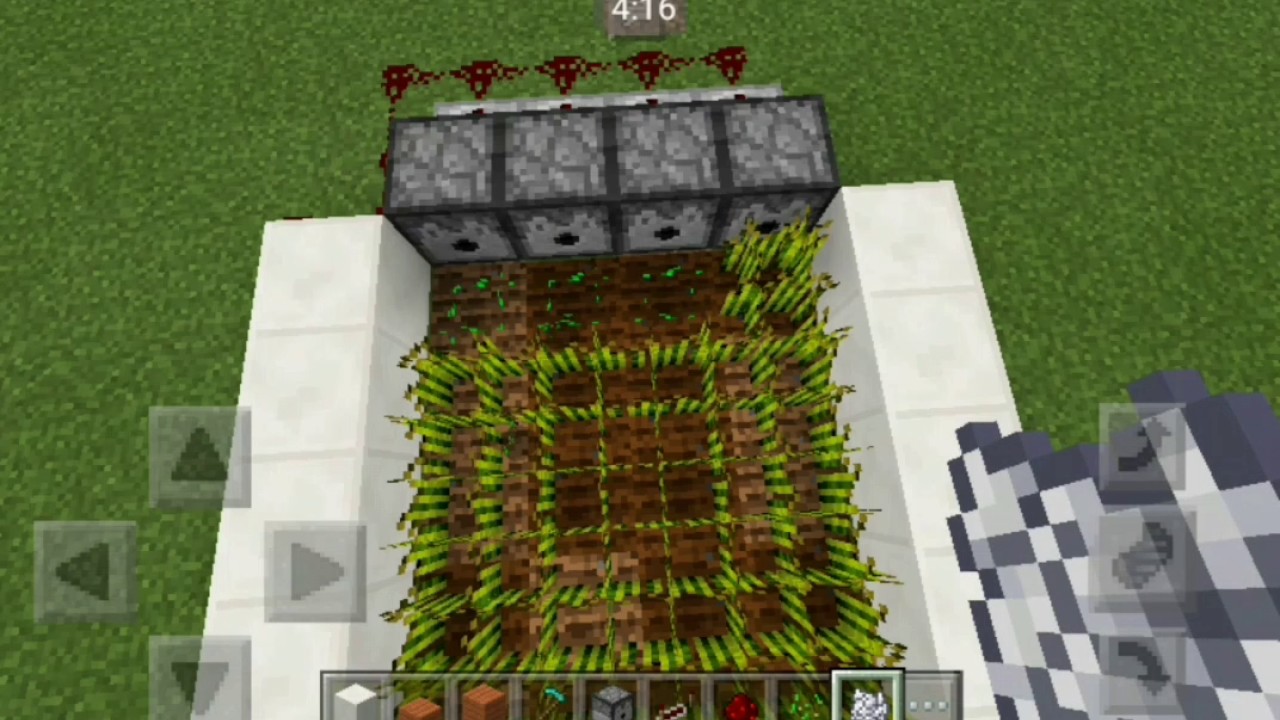 Minecraft Como Fazer Uma Plantação Automatica Ta Foda !! - YouTube