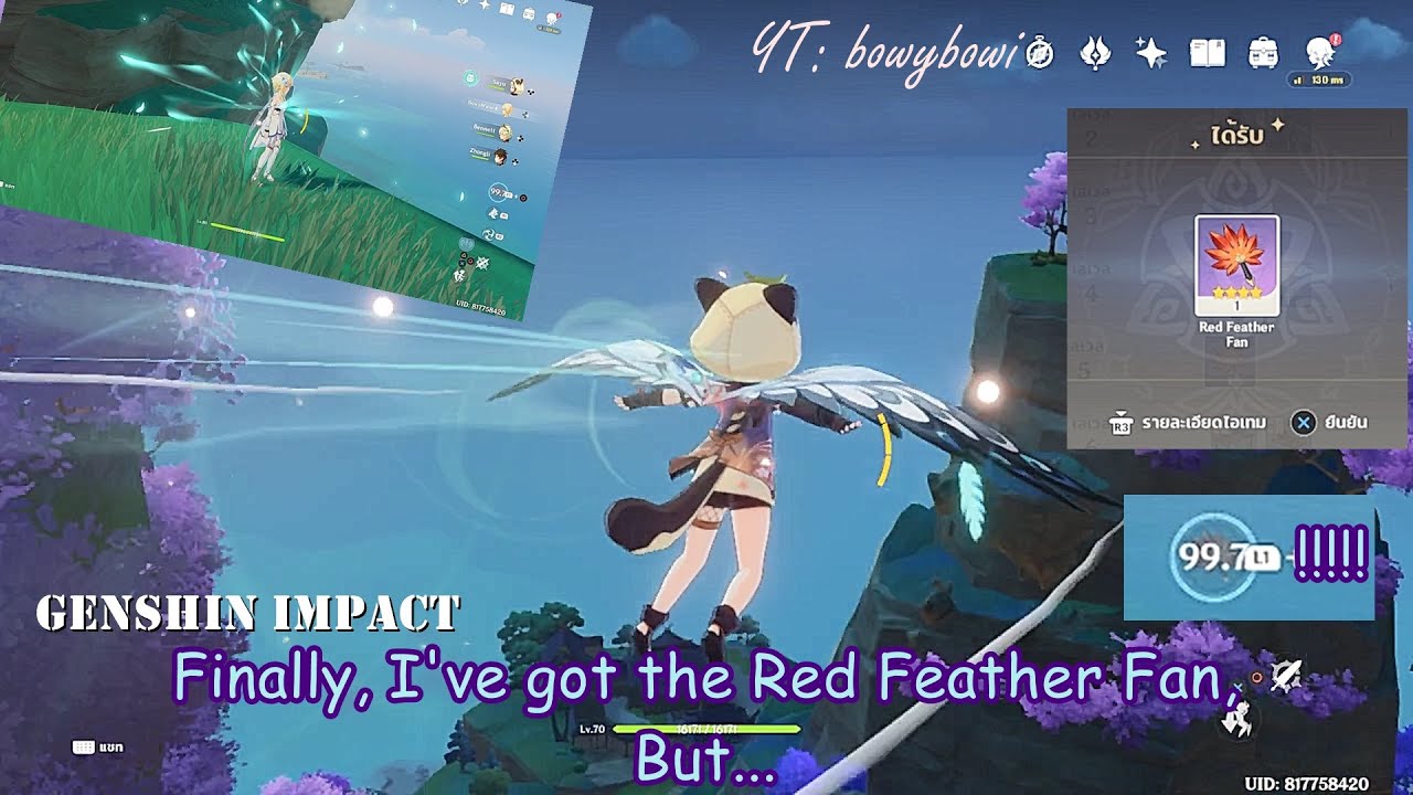 [TH/ENG] Genshin Impact | Finally, I've got the Red Feather Fan, but ...