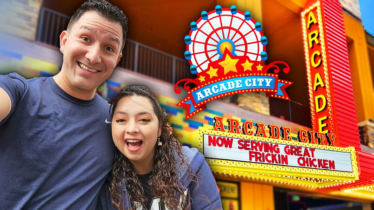 Won 5,000 ticket Jackpot at New Arcade City in Gatlinburg! - YouTube