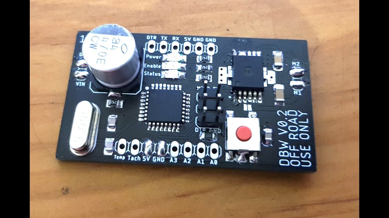 Drive By Wire standalone module - YouTube